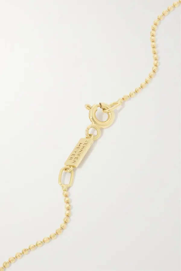 JENNIFER MEYER Large Hammered Heart 18-karat Pendant Necklace
