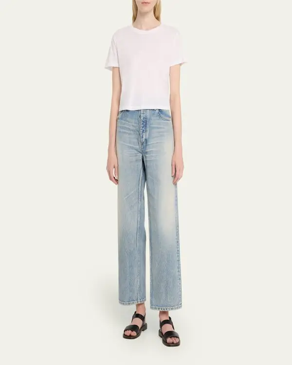 AMO Babe Cropped Tee - White