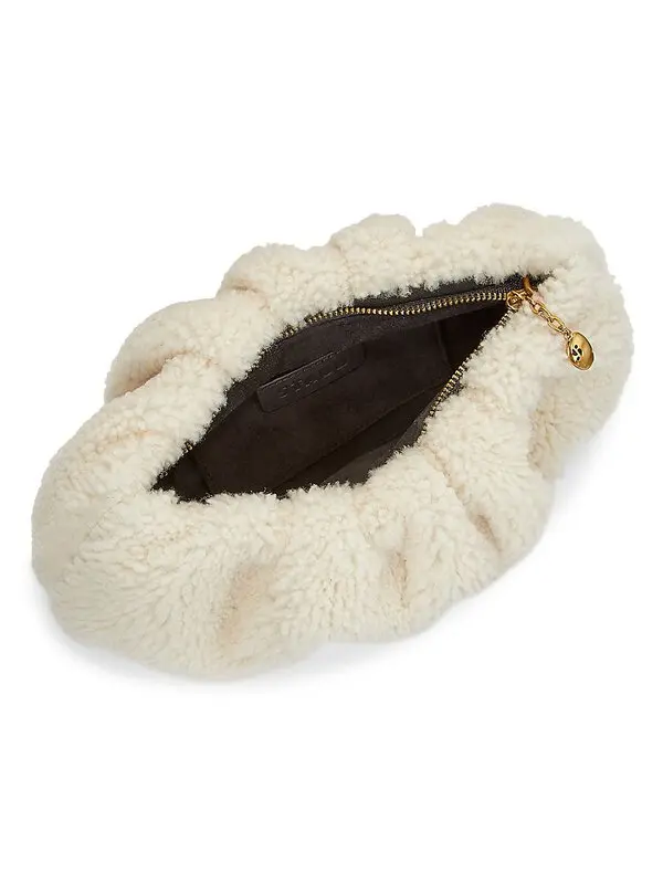 Staud Bean Shearling Convertible Bag