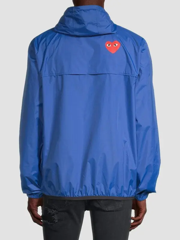 Play Comme Des Garcon K-way Half-zip Hoodie