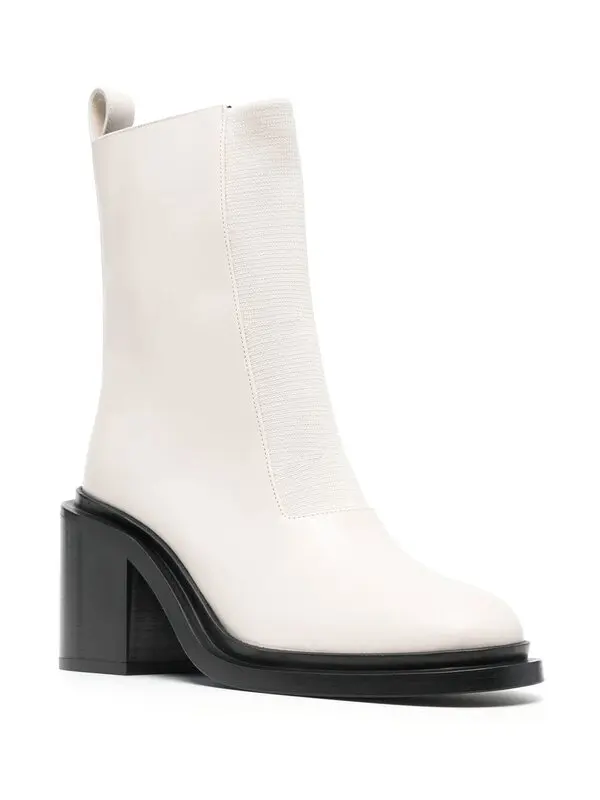 JIL SANDER 80mm Heel Ankle Boots