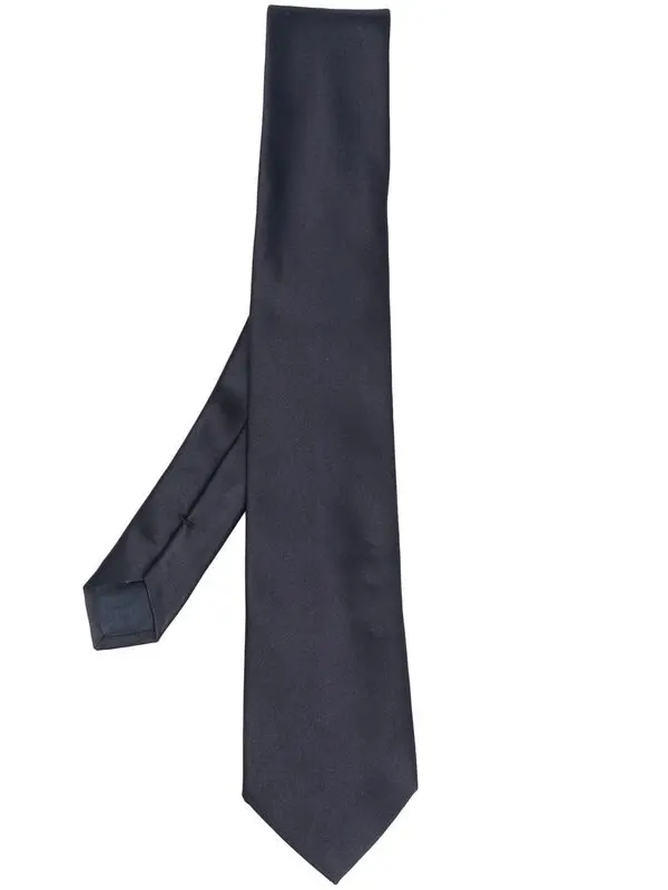 Giorgio Armani Pure Silk Neck Tie - Blue