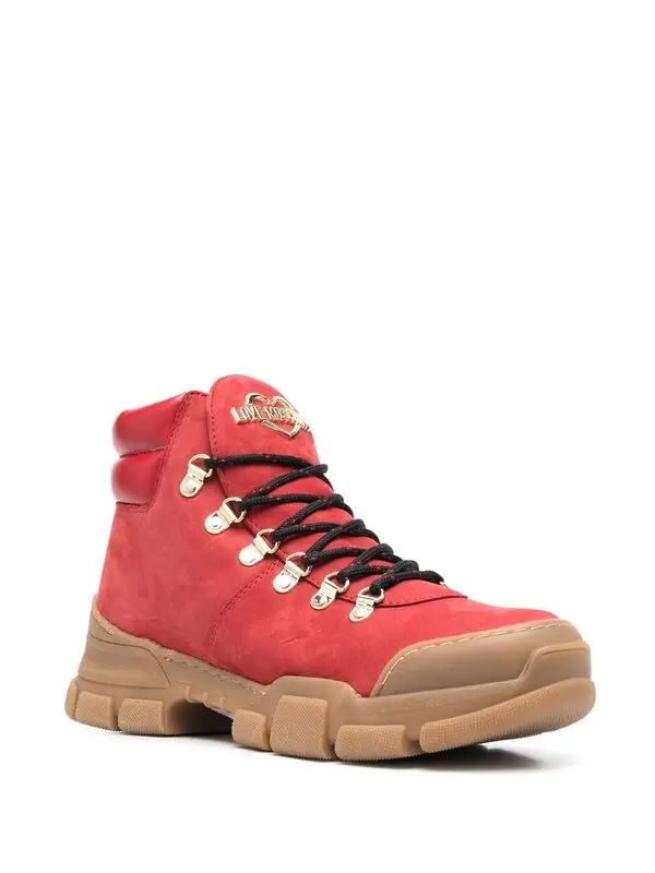 Moschino Logo-plaque Hiking Boots