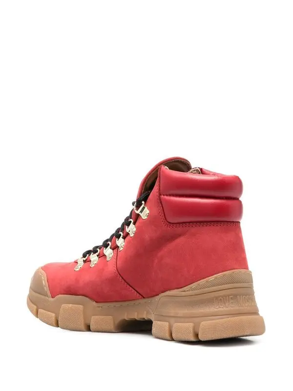 Moschino Logo-plaque Hiking Boots