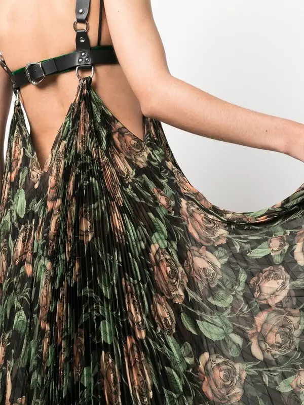 Roberto Cavalli Patterned Maxi Dress