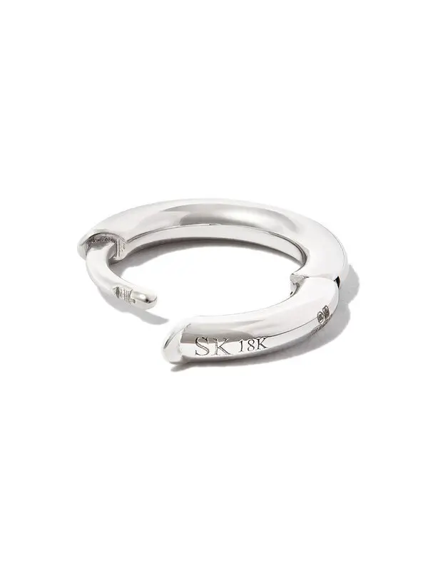 SPINELLI KILCOLLIN 18kt White Gold Micro Hoop Earring