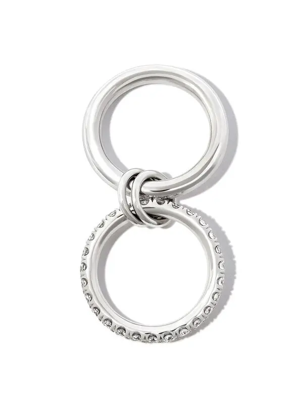 SPINELLI KILCOLLIN 18kt Gold Virgo Diamond Link Ring