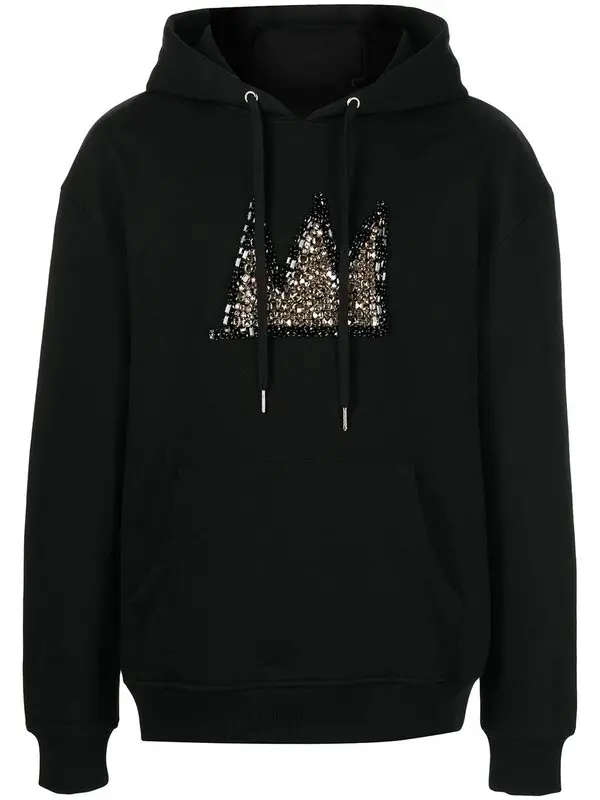 GOD'S MASTERFUL CHILDREN Crystal-embellished Hoodie - Black