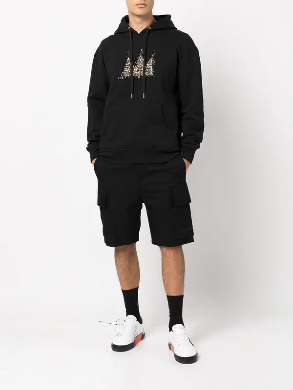 GOD'S MASTERFUL CHILDREN Crystal-embellished Hoodie - Black