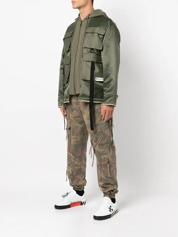 MOSTLY HEARD RARELY SEEN M65 Cargo-pocket Zip-up Jacket - Green