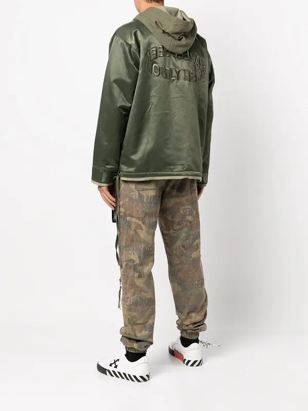 MOSTLY HEARD RARELY SEEN M65 Cargo-pocket Zip-up Jacket - Green