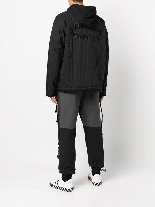 MOSTLY HEARD RARELY SEEN Quilted Cargo-pocket Hooded Jacket