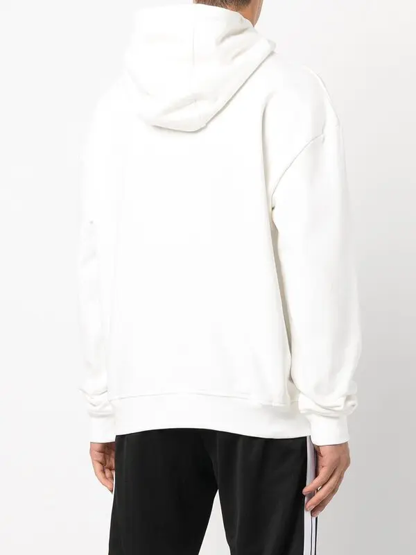 GOD'S MASTERFUL CHILDREN Crystal-embellished Hoodie - White