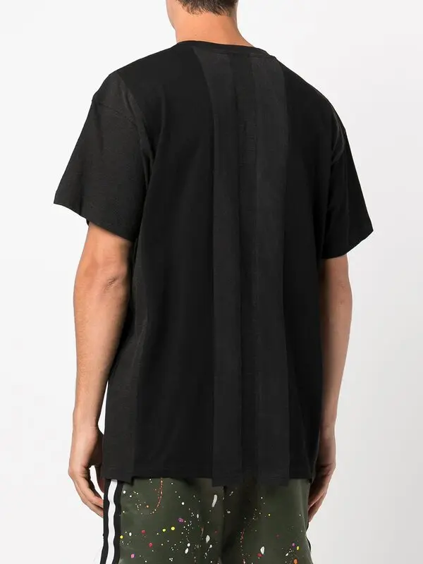 MOSTLY HEARD RARELY SEEN Text Print Cottont-shirt - Black