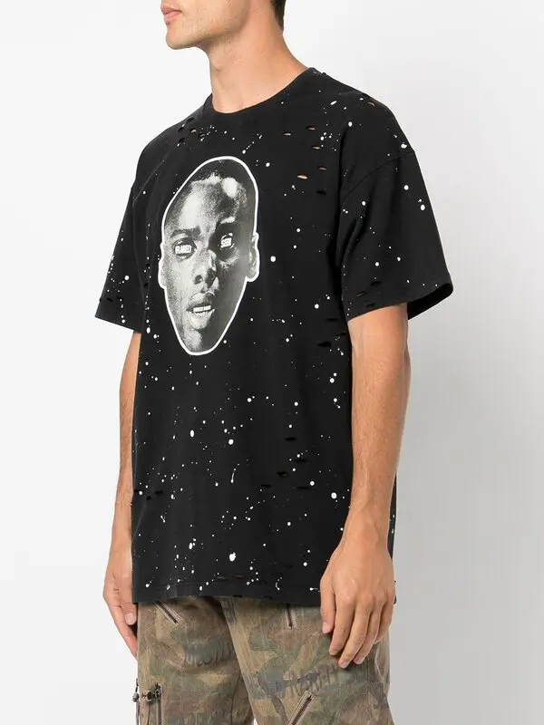 MOSTLY HEARD RARELY SEEN Ge Out Paint-splatter T-shirt