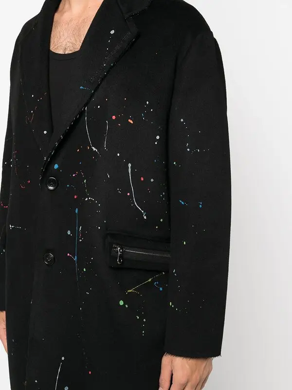 MOSTLY HEARD RARELY SEEN Paint-splatter Overcoat