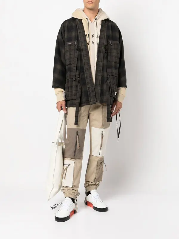 MOSTLY HEARD RARELY SEEN Patchwork Zip-pocket Trousers