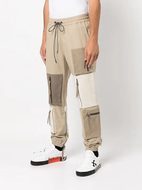 MOSTLY HEARD RARELY SEEN Patchwork Zip-pocket Trousers
