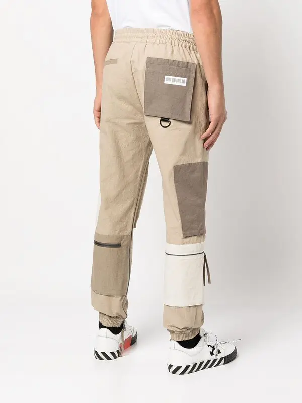MOSTLY HEARD RARELY SEEN Patchwork Zip-pocket Trousers