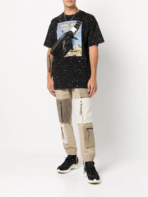 MOSTLY HEARD RARELY SEEN Graphic-print Paint T-shirt