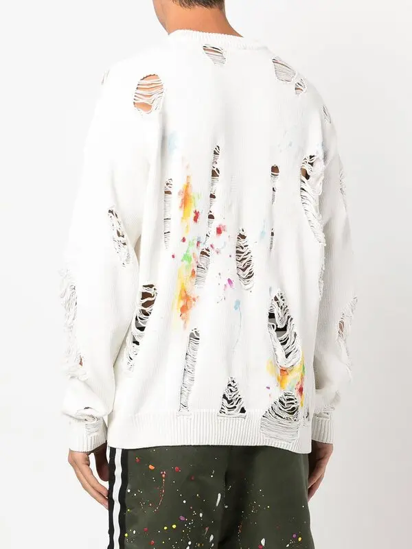 MOSTLY HEARD RARELY SEEN Paint-splatter Sweatshirt