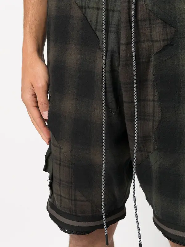 MOSTLY HEARD RARELY SEEN Plaid Basketball Shorts