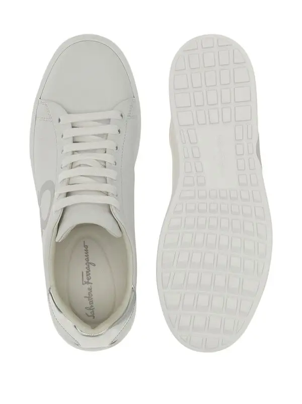FERRAGAMO Gancini-print Lace-up Sneakers