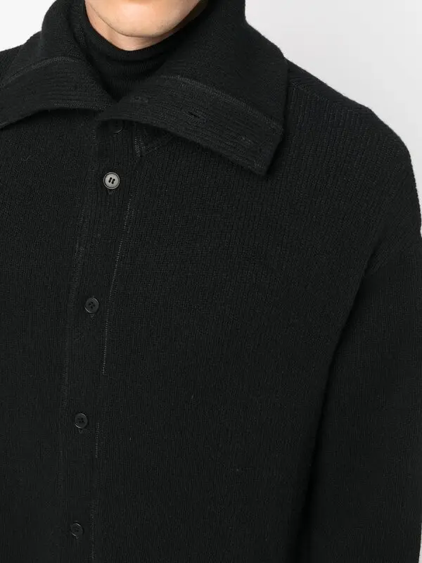 Yohji Yamamoto Fine-knit Ankle-length Coat