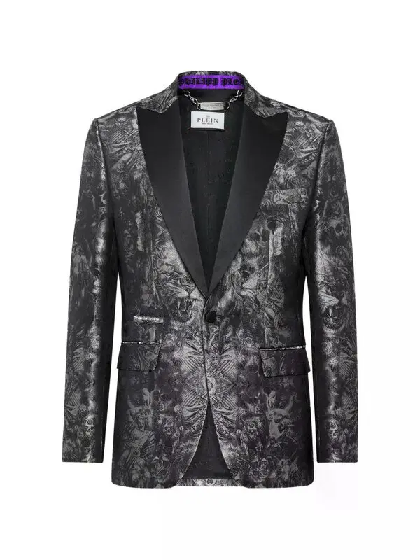 Philipp Plein Gothic Patterned Blazer