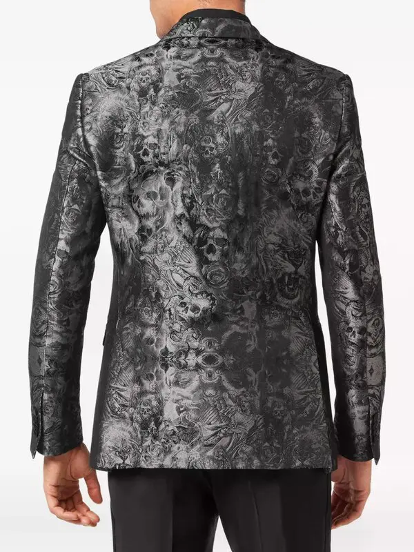Philipp Plein Gothic Patterned Blazer