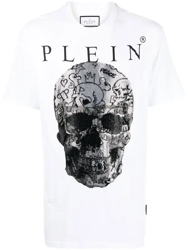Philipp Plein Skull-print Short-sleeve T-shirt - White