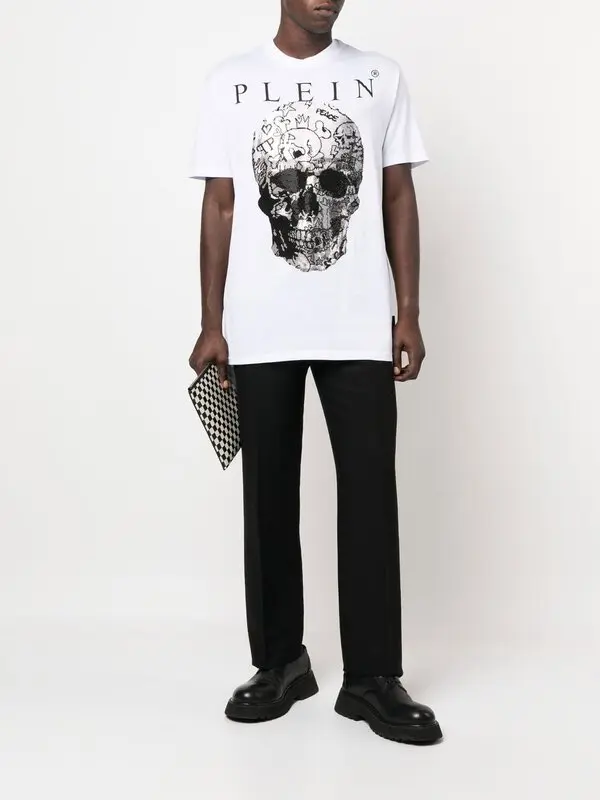 Philipp Plein Skull-print Short-sleeve T-shirt - White
