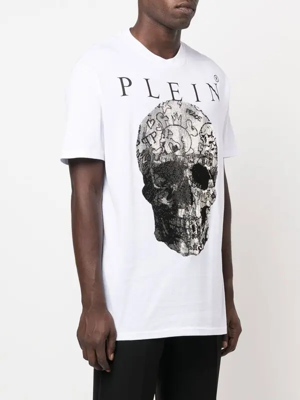 Philipp Plein Skull-print Short-sleeve T-shirt - White