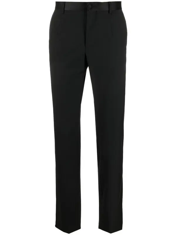 Philipp Plein Straight-leg Wool-blend Trousers