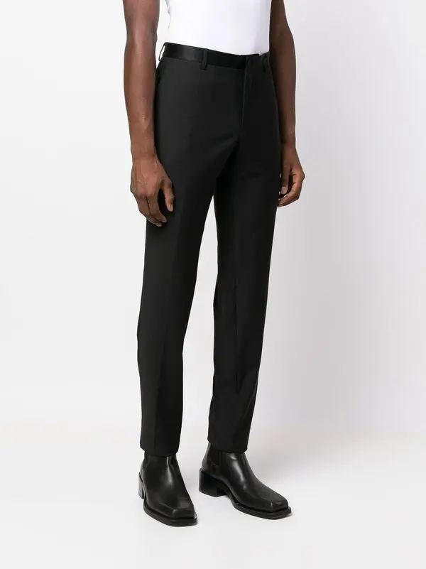 Philipp Plein Straight-leg Wool-blend Trousers