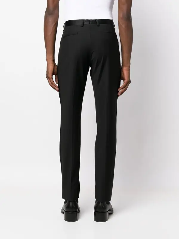 Philipp Plein Straight-leg Wool-blend Trousers