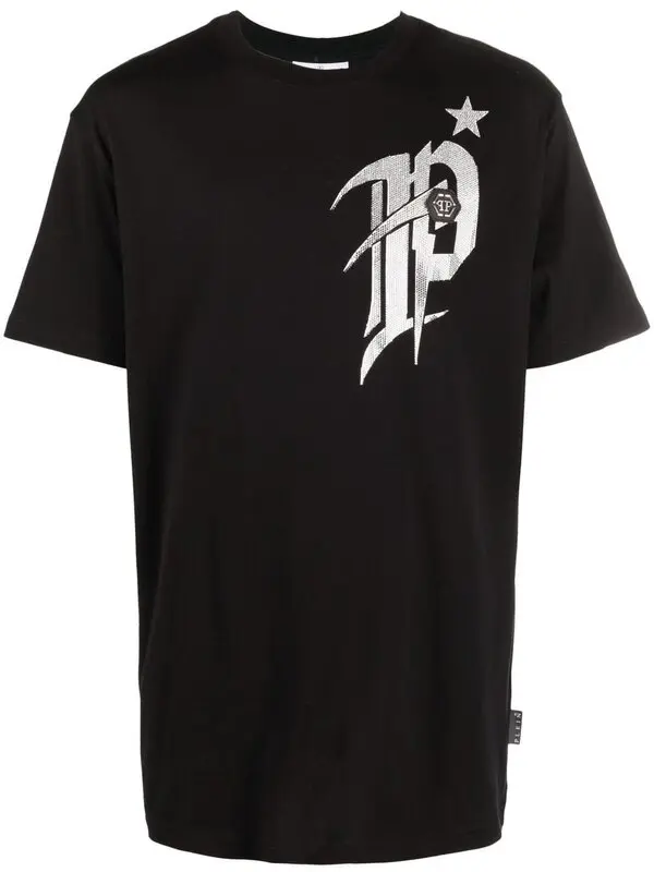 Philipp Plein Logo-print Short-sleeved T-shirt - Black