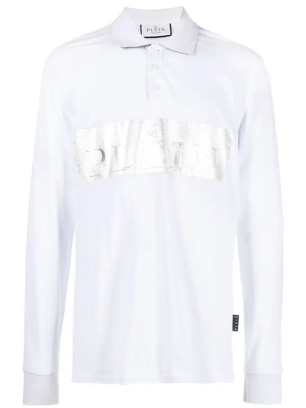 Philipp Plein Logo-print Polo Shirt - White