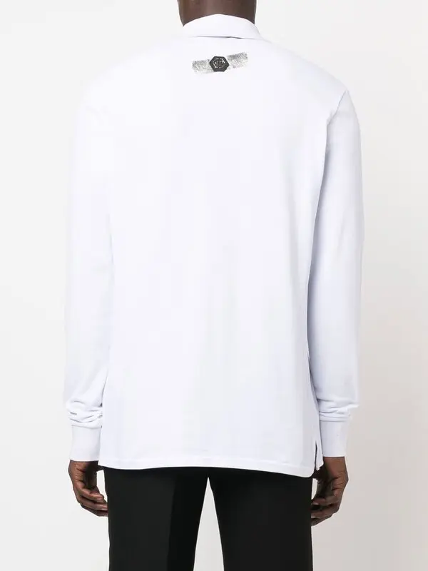 Philipp Plein Logo-print Polo Shirt - White
