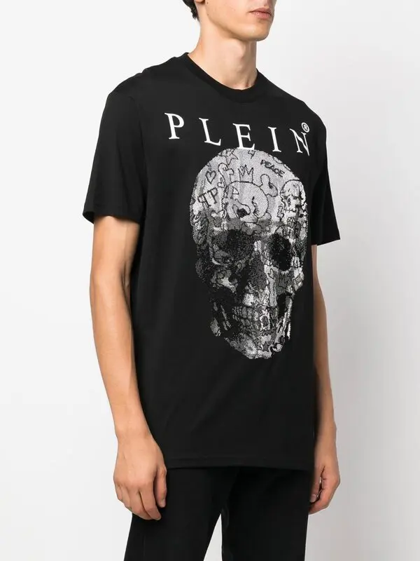 Philipp Plein Skull Print Short-sleeve T-shirt - Black