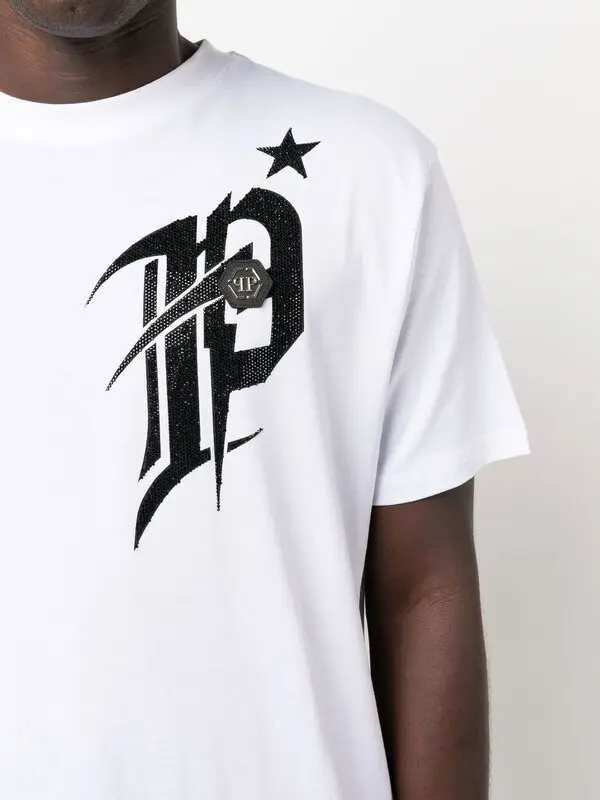 Philipp Plein Logo-print Short-sleeved T-shirt - White