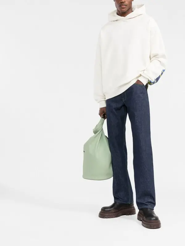 Marni Logo Print Hoodie - White