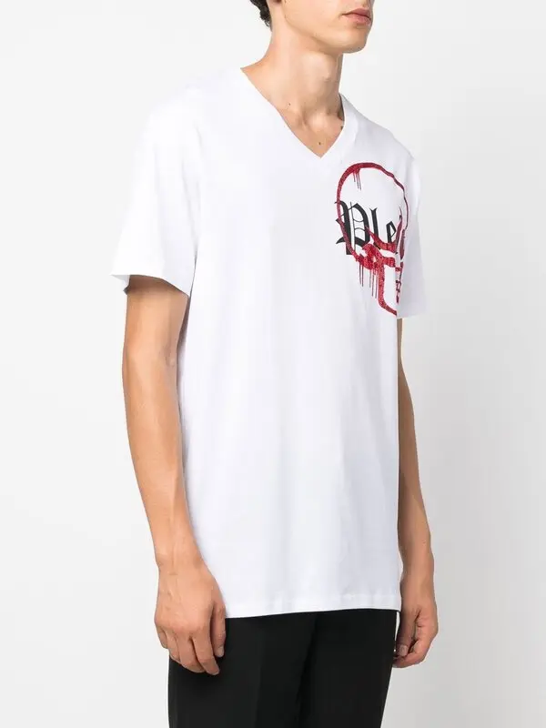 Philipp Plein V-neck Logo T-shirt