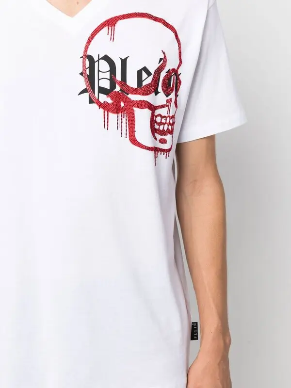 Philipp Plein V-neck Logo T-shirt