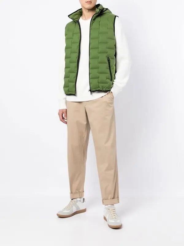 Herno Detachable Hood Padded Gilet