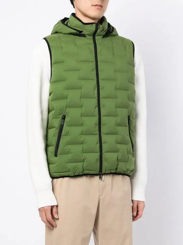 Herno Detachable Hood Padded Gilet