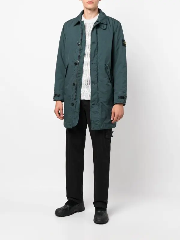 Stone Island Logo-patch Short Parka