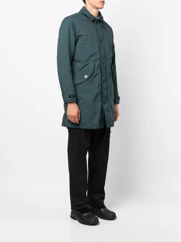 Stone Island Logo-patch Short Parka