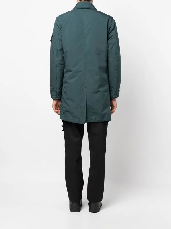 Stone Island Logo-patch Short Parka