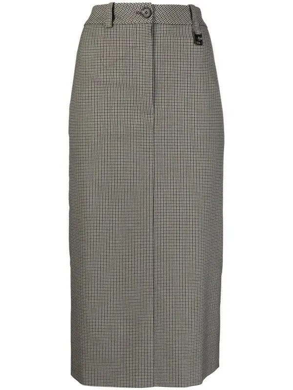 LOW CLASSIC Checked Pencil Skirt